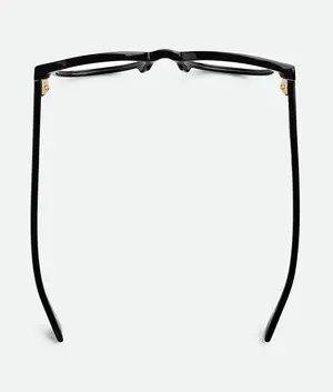Bottega Veneta Classic Panthos Eyeglasses - Black/transparent