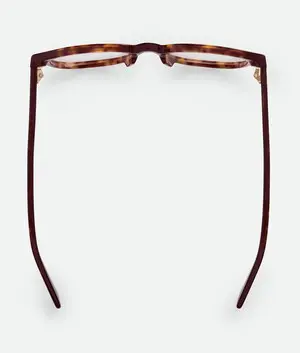 Bottega Veneta Classic Panthos Eyeglasses - Havana/transparent