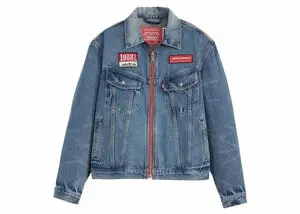 LEVI'S X Mclaren Racing Heritage Trucker Jacket - Medium Indigo