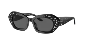 Giorgio Armani Embellished Sunglasses - Dark Grey