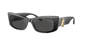 JIMMY CHOO Embellished Sunglasses - Dark Grey