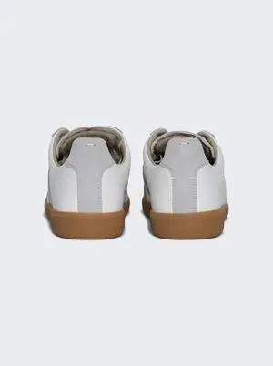 MAISON MARGIELA Replica Sneakers In Nappa Leather And Suede - Ivory