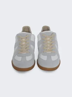 MAISON MARGIELA Replica Sneakers In Nappa Leather And Suede - White