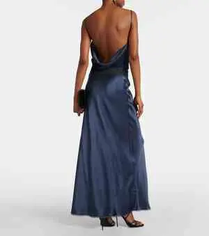 SIR. Aries Silk Maxi Skirt