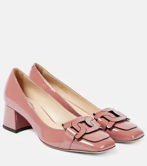 TOD'S Patent Leather Pumps - Pink