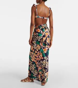Agua Bendita Printed Beach Cover-up