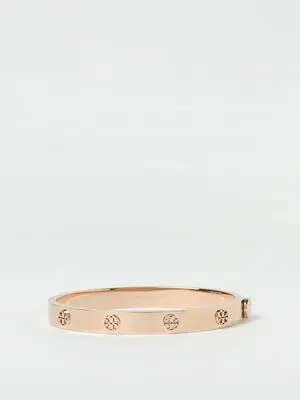 Tory Burch TORY BURCH Miller Double T Logo Bangle Bracelet Pink