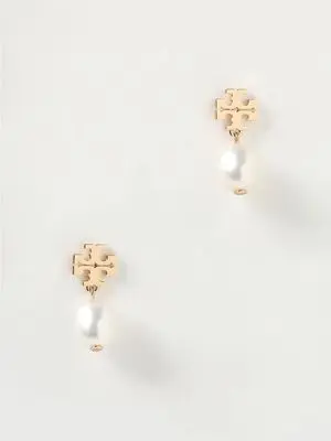 Tory Burch Pearl Drop Earrings - Ivory