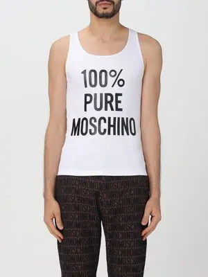 Men's Moschino White Tops