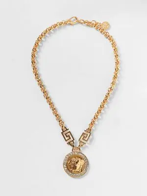 Versace Medusa Charm Necklace - Gold