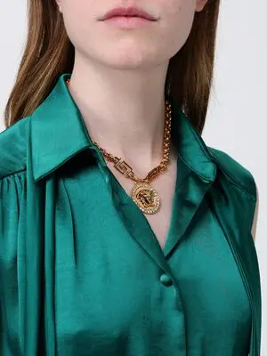 Versace Medusa Charm Necklace