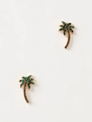 Palm Angels Stud Earrings