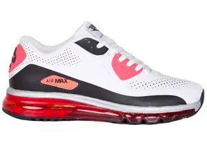 Nike Air Max 90 2014 Sneakers - White/whiteone-colorinfared Black