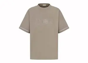 Dior X Stone Island Oversized Fit T-shirt - Brown