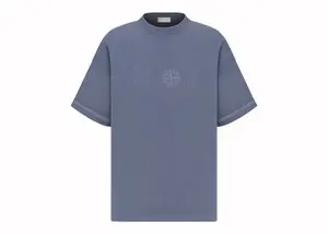 Dior X Stone Island Oversized Fit T-shirt - Blue