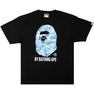 A BATHING APE Abc Camo Bathing Ape Tee /green - Black