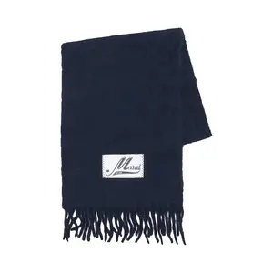 Marni Brushed Alpaca Scarf - Blue