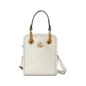 Gucci Gg Marmont Matelassé Mini Bag - White