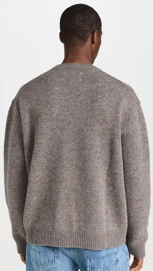 Maison Margiela V Neck Sweater In Grey/Brown - 65% Off | Editorialist