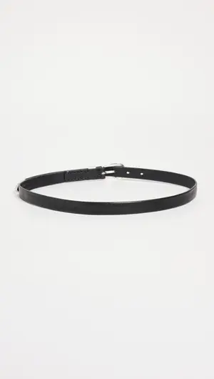 Our Legacy Leather Belt - Black Leather
