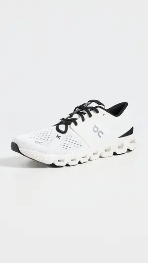 On X 4 Sneakers - Ivory/black