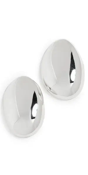 ANNIKA INEZ Spoon Earrings - Silver