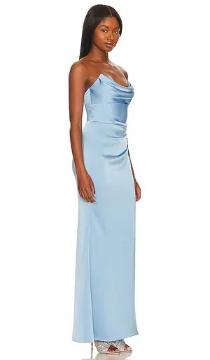 Katie May X Revolve Taylor Gown - Blue
