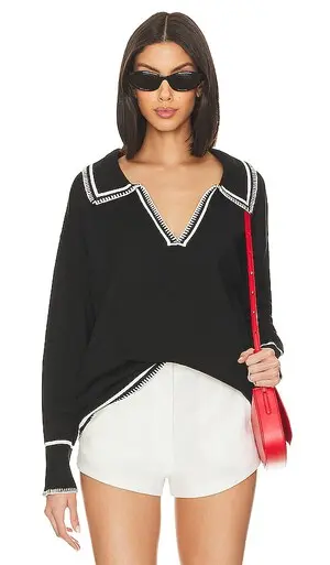 SNDYS. Arlington Collared Sweater