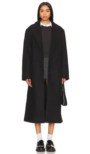 Lioness Olsen Coat Long Sleeve, Collared, Button Front