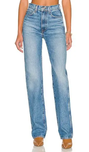GRLFRND Sara Super High Rise Slim Straight Jeans