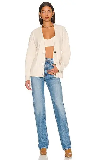 GRLFRND Sara Super High Rise Slim Straight Jeans