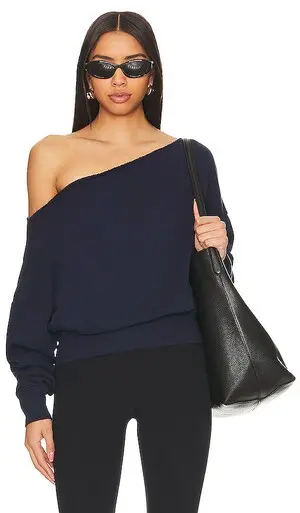 Strut This Crawford One Shoulder Sweatshirt