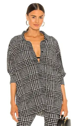 Norma Kamali Oversized Boyfriend Nk Shirt