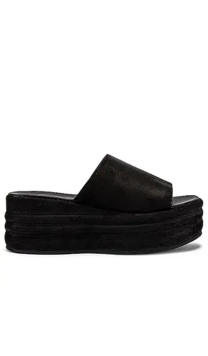 Free People Harbor Platform Sandal - Black