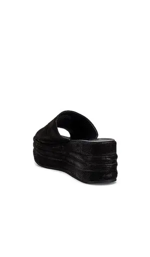 Free People Harbor Platform Sandal - Black