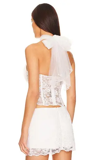 LOVERS AND FRIENDS Elliot Lace Bustier Top