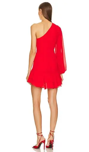 MICHAEL COSTELLO X Revolve One Shoulder Mini Dress