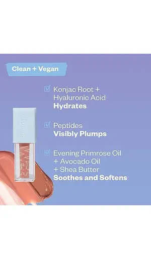 KOSAS Wet Lip Oil Plumping Treatment Gloss - Beige