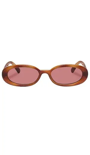 Le Specs Outta Love Sunglasses - Brown