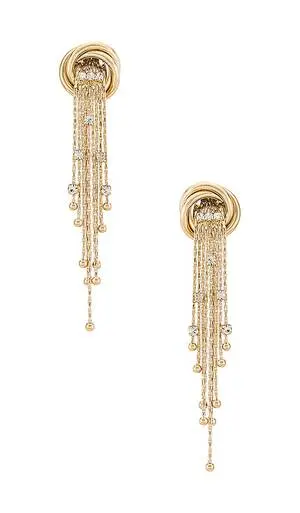 PETIT MOMENTS Echo Dangle Earrings - Metallic Gold