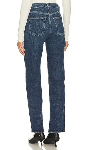 AGOLDE Harper Mid Rise Relaxed Straight Jeans
