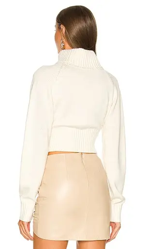 Nbd Winston Cropped Turtleneck Sweater