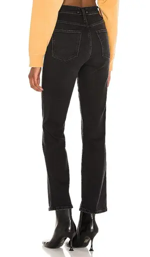 AGOLDE Pinch Waist High-rise Kick Flare Jeans - Black