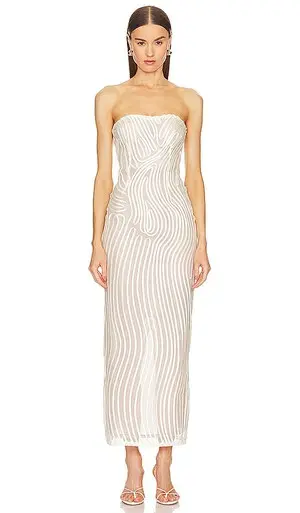 MICHAEL COSTELLO X Revolve Opal Midi Dress - Ivory