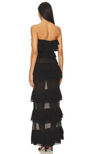 Nbd Lily Ruffle Gown