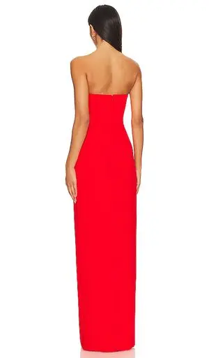 Amanda Uprichard X Revolve Wolfe Gown - Red