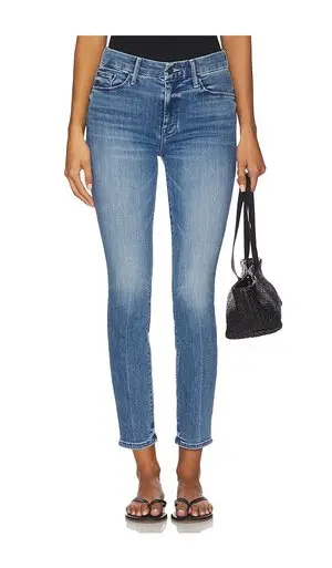 MOTHER The Looker Ankle Jeans - Blue