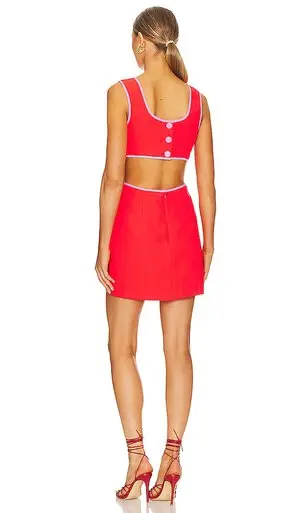 Amanda Uprichard X Revolve Beeba Dress - Red