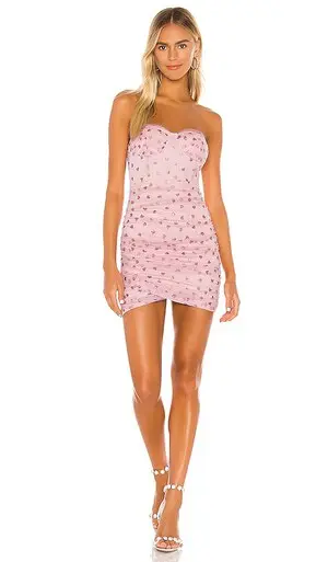 Superdown Fifi Mesh Mini Dress