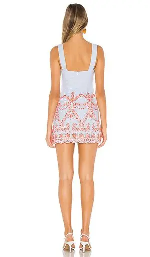 Tularosa Ari Embroidered Dress